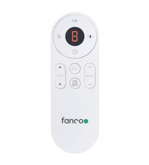 Fanco Eco Silent Deluxe 4 Blade 56" DC Ceiling Fan with DC Smart Remote ...